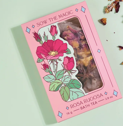 Rosa Rugosa Tarot Botanical Bath Tea Box – B.Willow