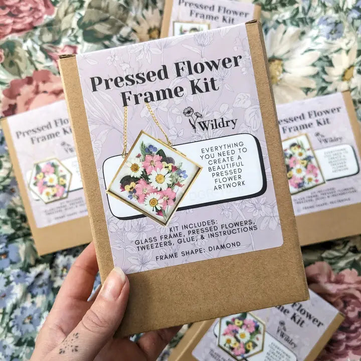 DIY Pressed Flower Frame Kit by Wildry – B.Willow